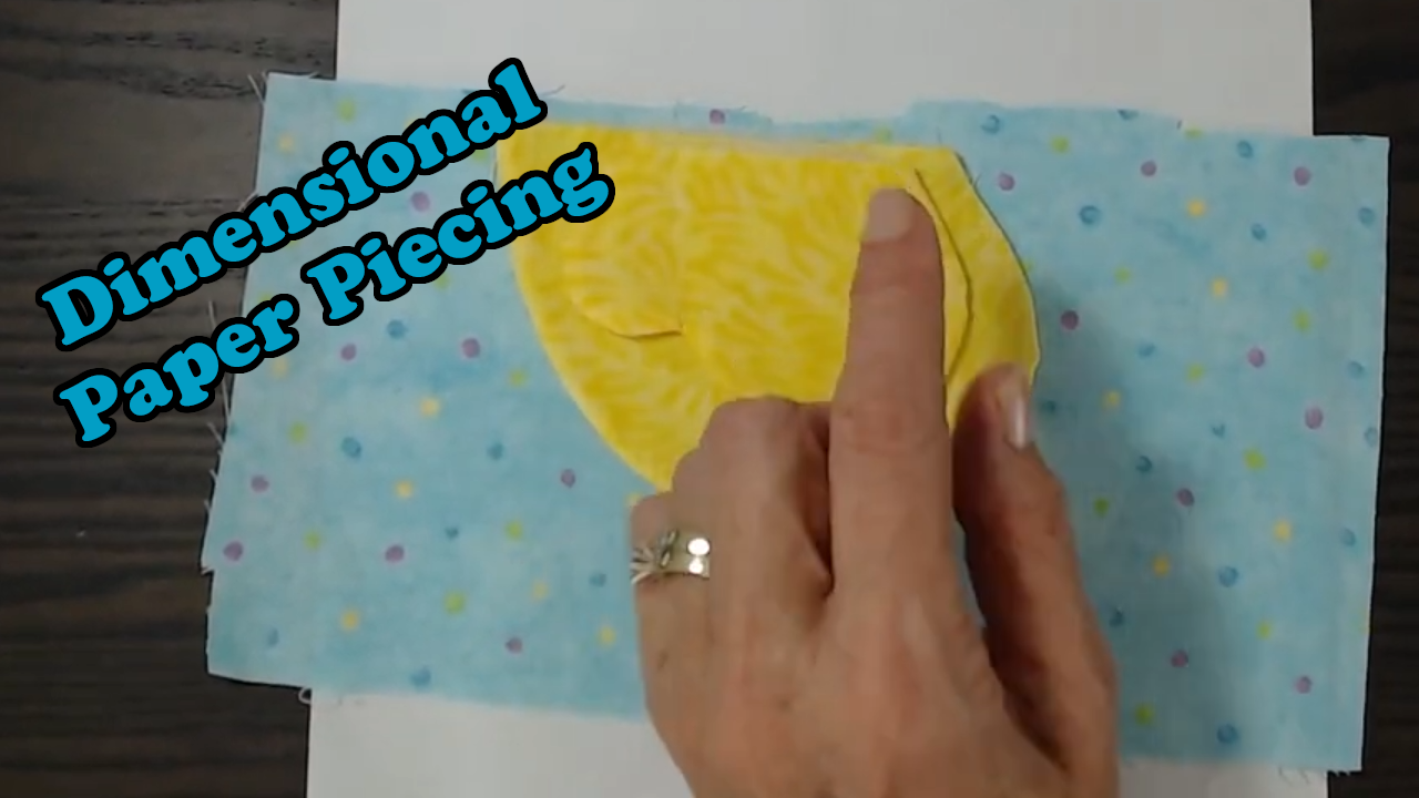 How to Add Dimensional Parts to Foundation Paper Piecing – Thimble-art