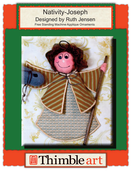 Nativity/Joseph (Machine Embroidery) – Thimble-art